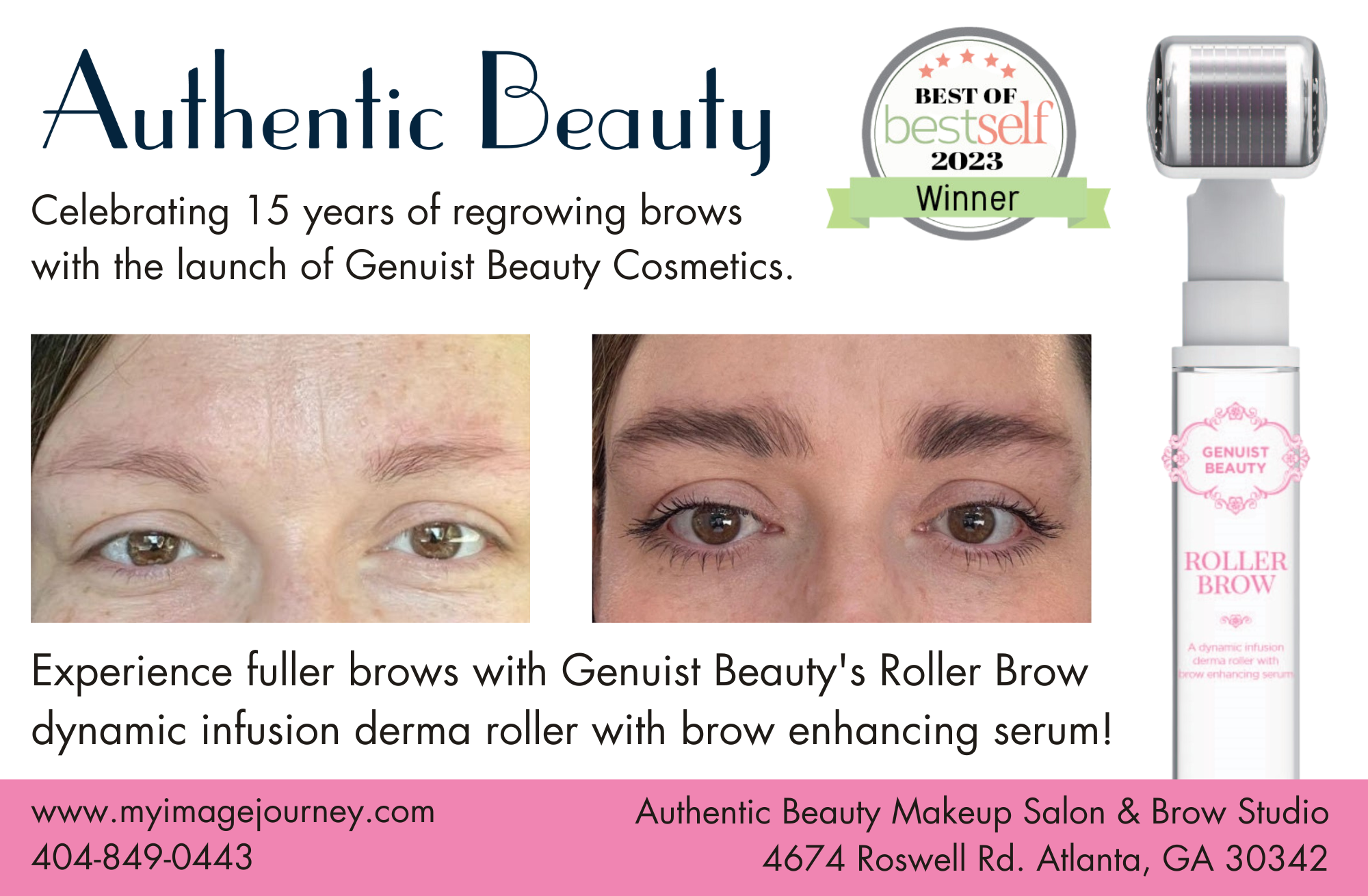 Best Brows Sandy Springs 2023: Vote for Authentic Beauty - Authentic Beauty